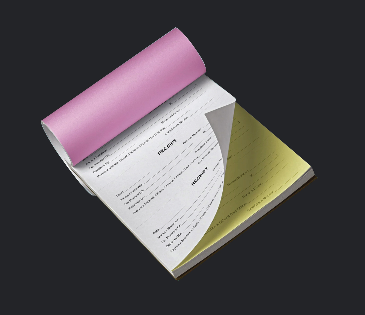 Receipt Book Design Services in Kenya - Pixel Ads Design Services